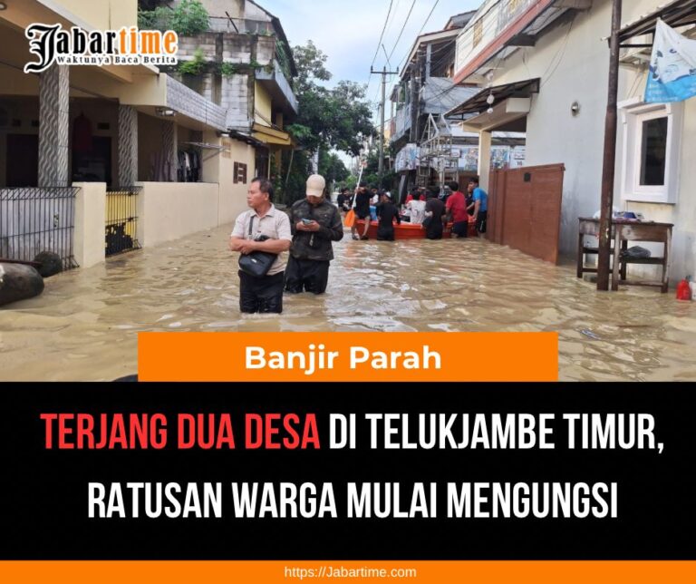 Banjir Parah Terjang Dua Desa di Telukjambe Timur, Ratusan Warga Mulai ...